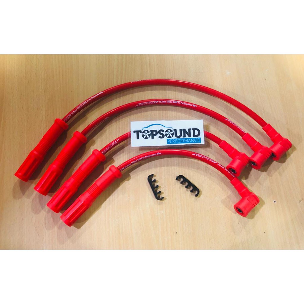HYUNDAI ATOS 1.1 Arospeed Triple Core 10.2mm Ignition Plug Cable (4pcs ...