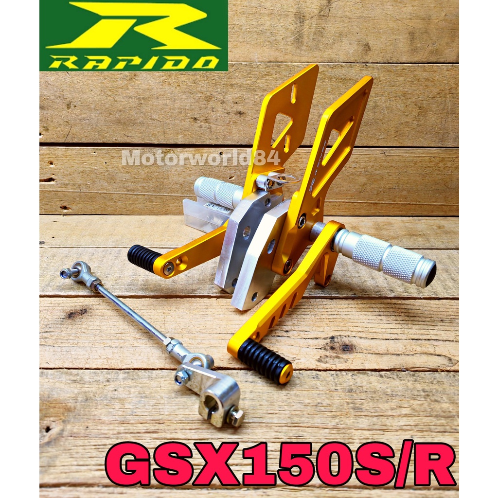RACING FOOTREST SINGLE RAPIDO SUZUKI GSX-S150 GSX-R150 GSXR150 GSXS150 ...
