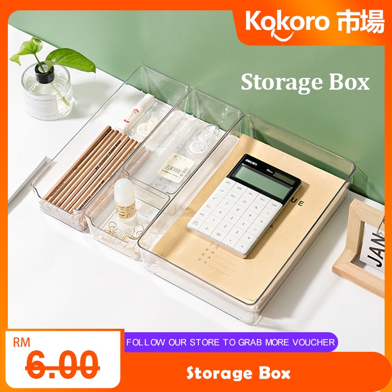 MUJI Style Multipurpose Cosmetic Anti-Scratch Desktop Work Desk Drawer ...