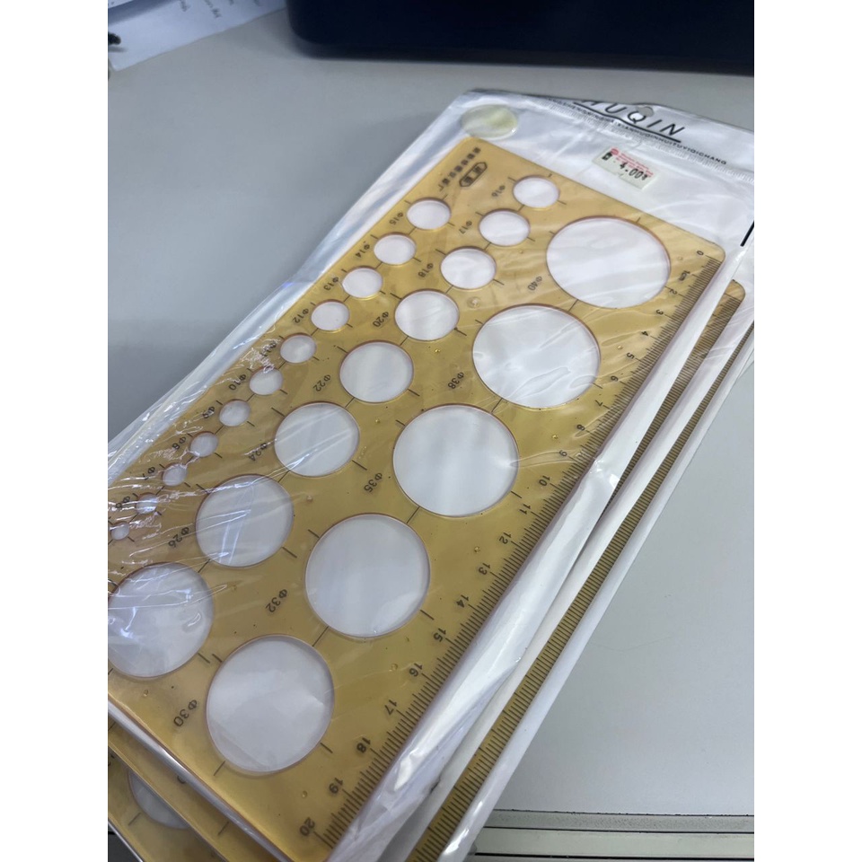 Circle Drafting Template Ruler Stencil Measuring Tool Shopee Malaysia