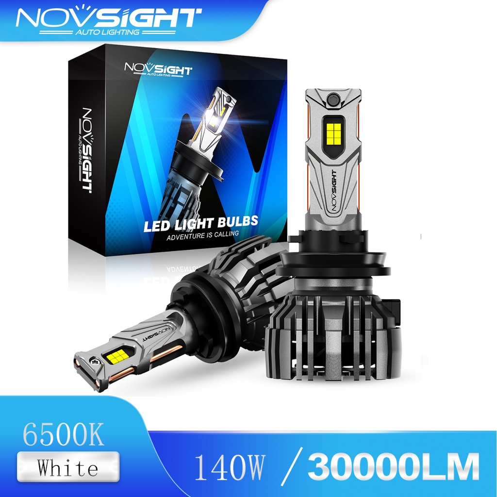 Novsight N67 H11 LED Headlight car Light Bulb 140W 30000LM A Pair fog ...