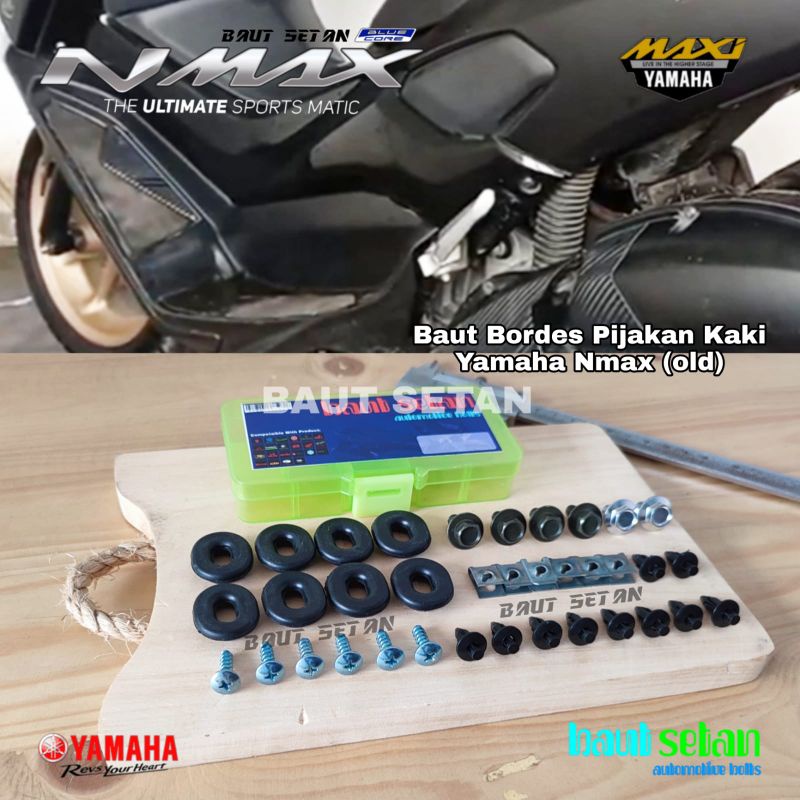 Yamaha Nmax 2015-2019 Footrest Bordes Bolts/Full Set Yamaha Nmax ...