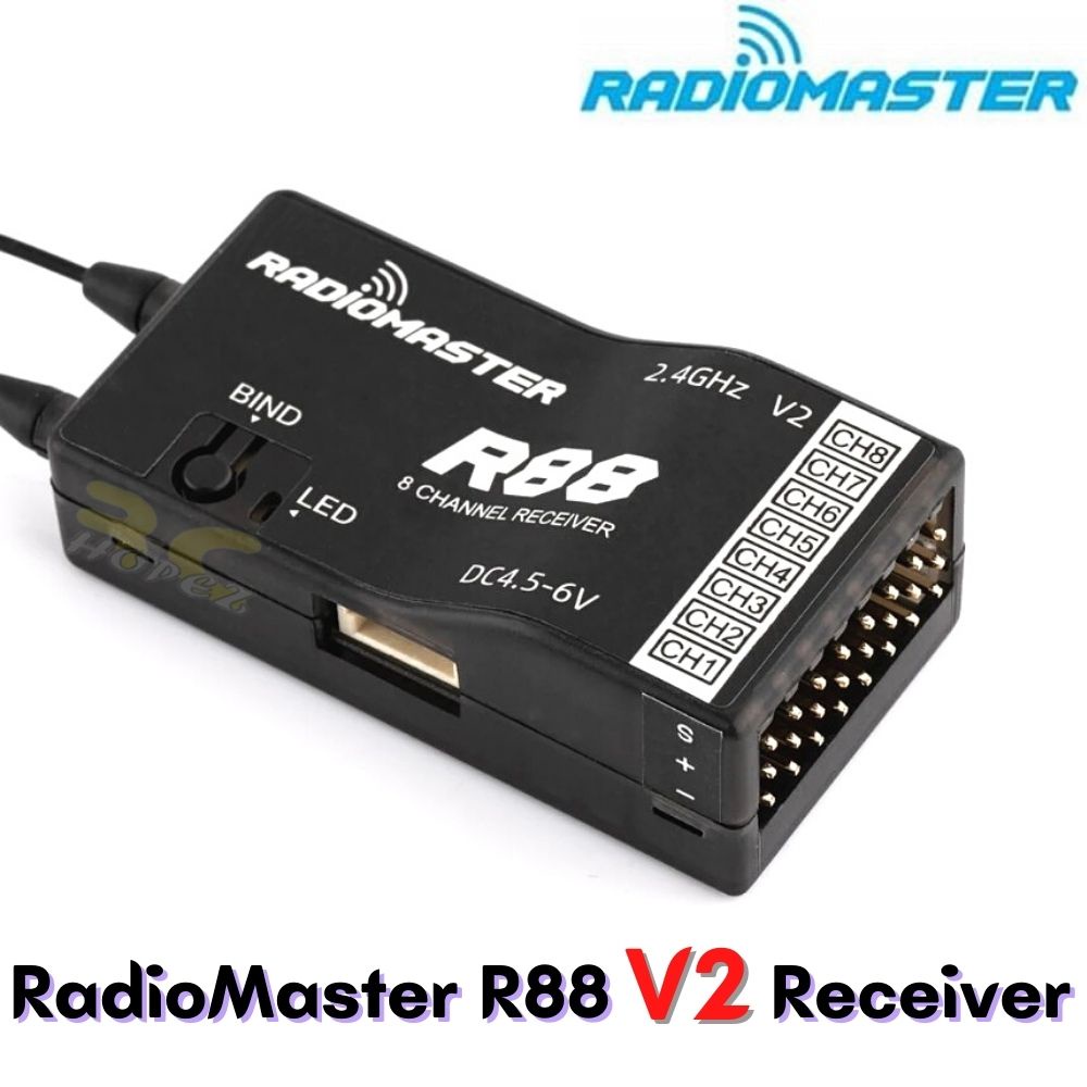 RadioMaster R88 V2 8CH Frsky D8 / D16 / SFHSS Compatible PWM / SBUS ...