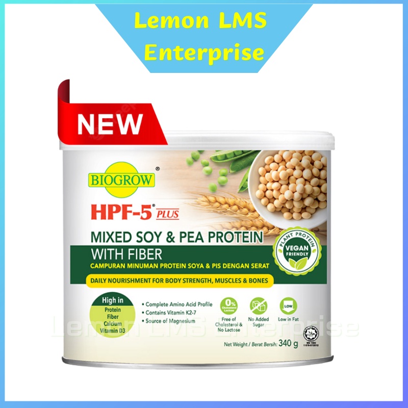 BIOGROW HPF-5 HIGH PROTEIN FIBER POWDER (380G) | Shopee Malaysia