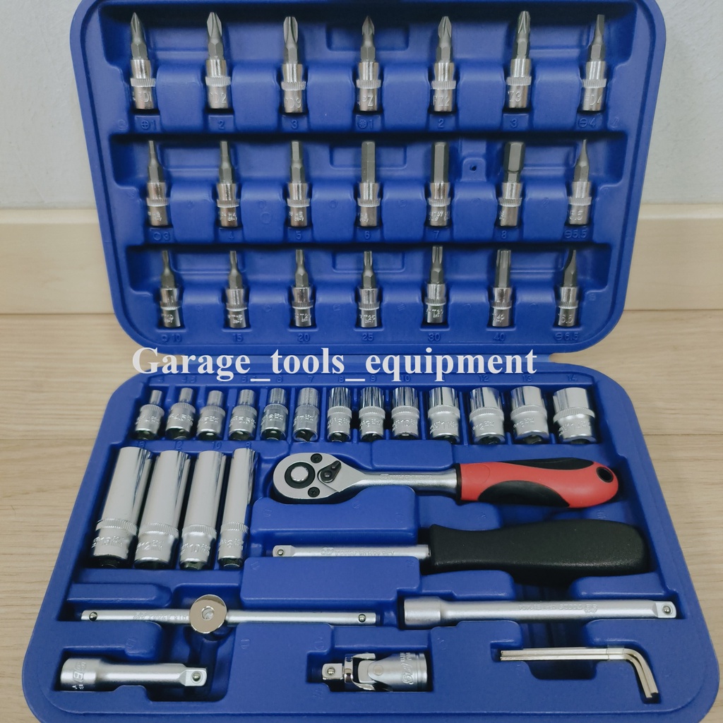 SB Tools 1/4"DR Box Socket Set | Spanner Tool Set | 47Pcs | Shopee Malaysia