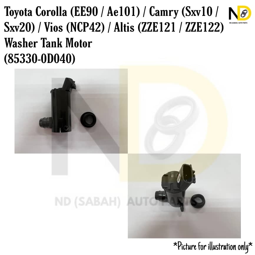 TOYOTA REVO GUN125 / GUN126 WIPER WASHER TANK MOTOR (85330-0K011 ...