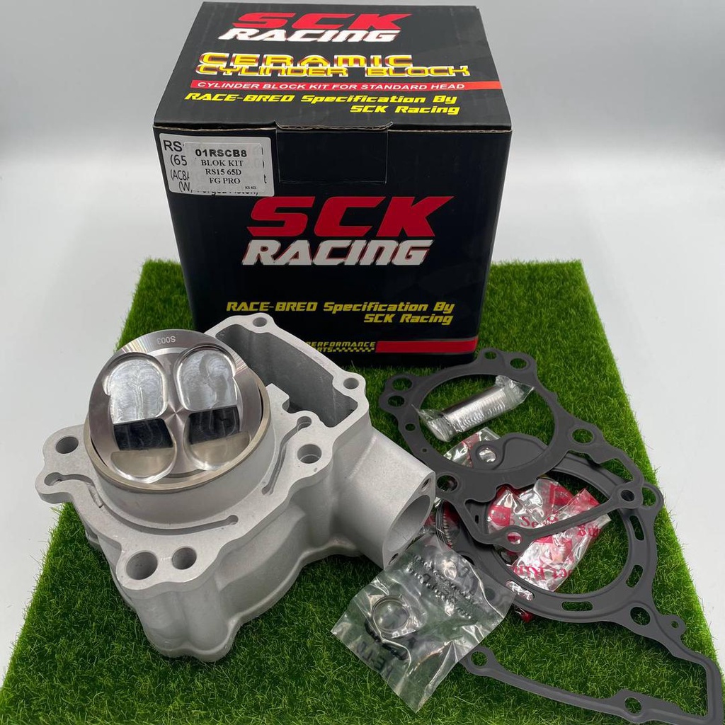 RS150 SCK Ceramic Block Kit Forged Dome Piston 63.5mm 65mm Sck Blok Kit Rs150 Dome | Shopee Malaysia