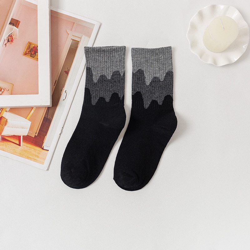 LOCAL KAWAII KOREAN SOCKS STOKIN CUTE COMEL LONG PANJANG RAINBOW ...