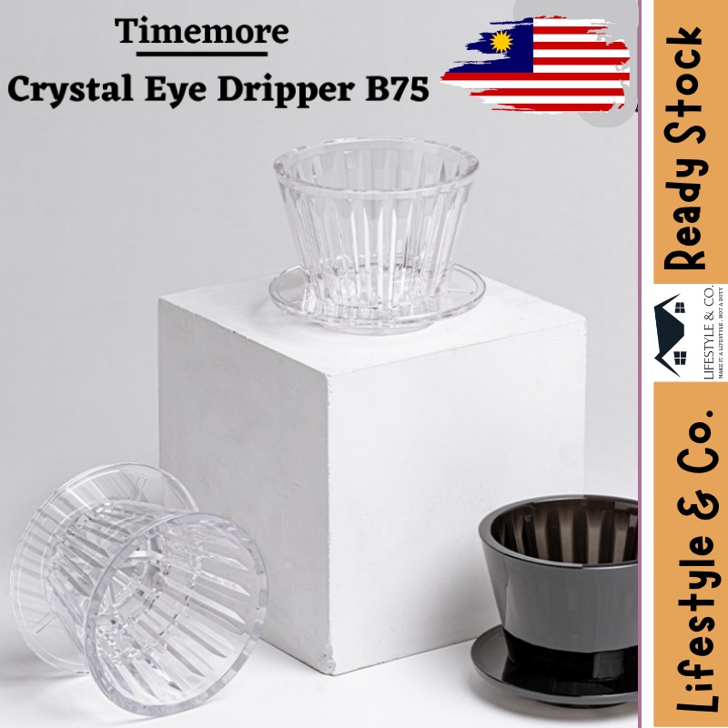 Timemore Crystal Eye B75 Cake Shape Coffee Dripper | Versatile & Easy ...