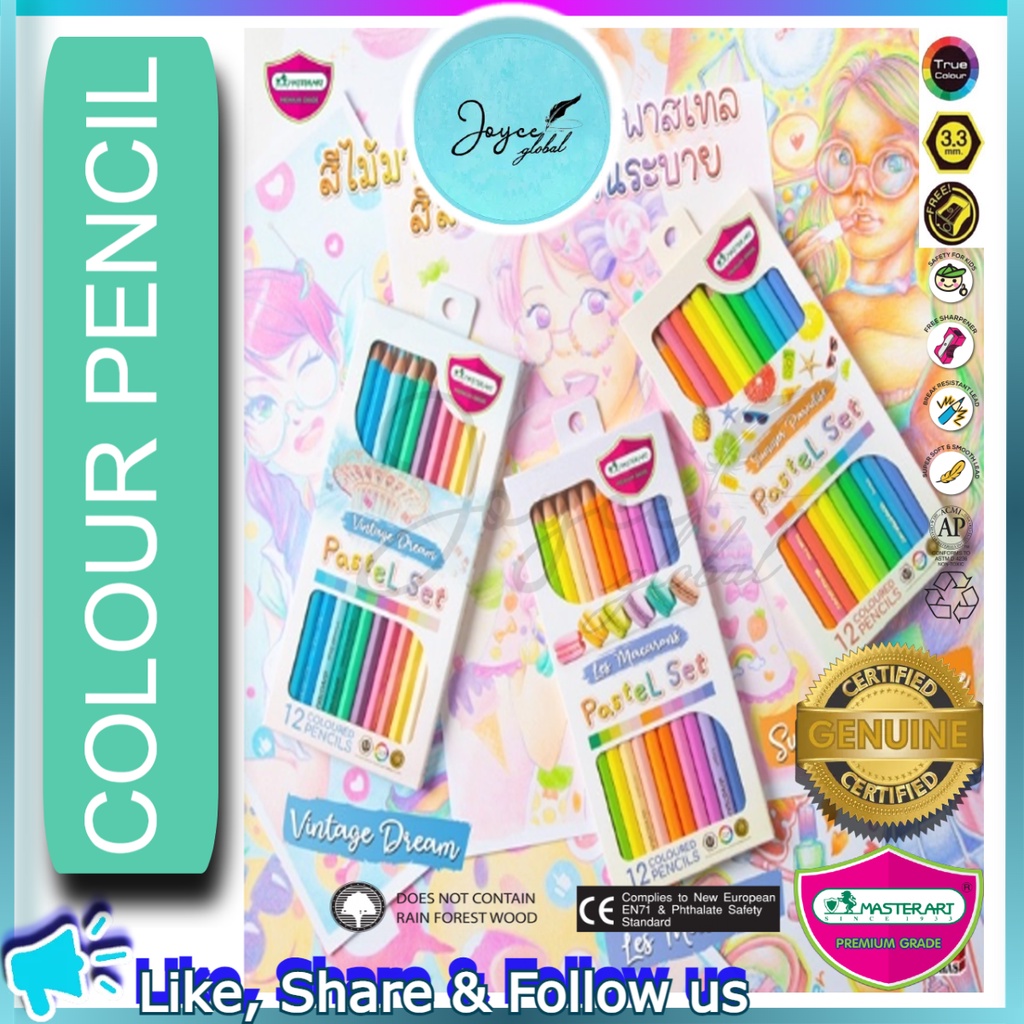 Master Art Master Series Pastel Colour Set - Summer Paradise / Vintage ...