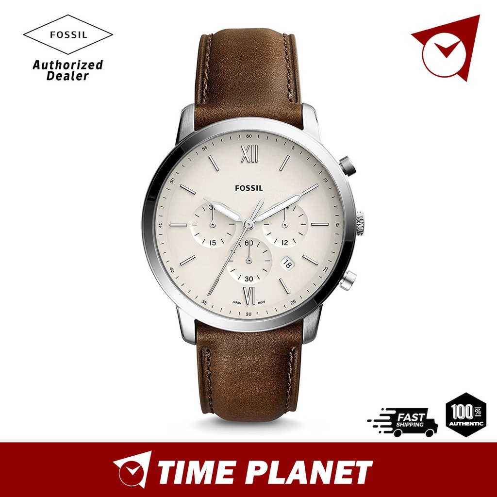 Fossil Neutra Chronograph Brown Leather Men Watch FS5380 | Shopee Malaysia