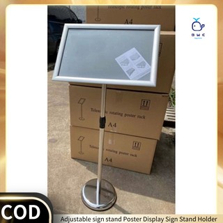 【BWE】A3/A4 Adjustable Height Sign board Stand Poster Display Sign Stand ...