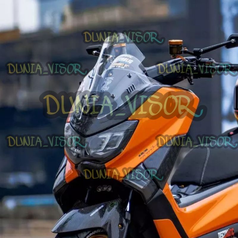 Windshield NMAX OLD TDR MINI V2 FIN. Old NMAX VISOR SPORTY TDR MINI V3 ...