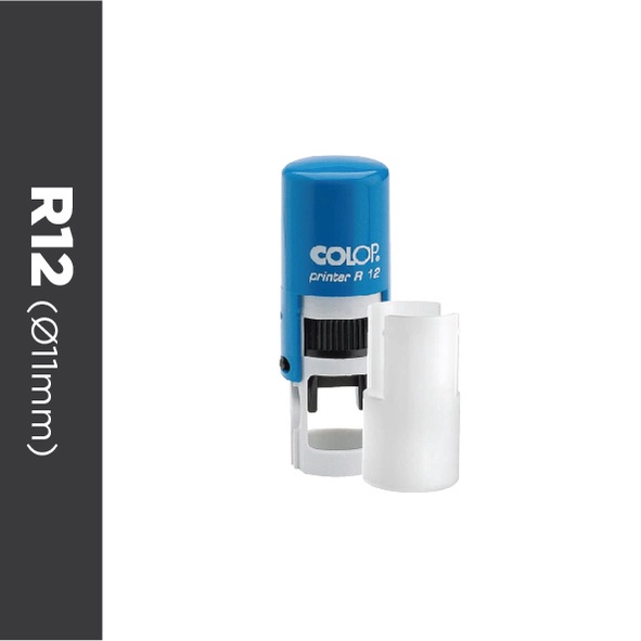 SAME DAY POS * Rubber Stamp * COLOP Self-Inking Round | Printer Line Stamp R12 | R17 | R24 | R30 ...
