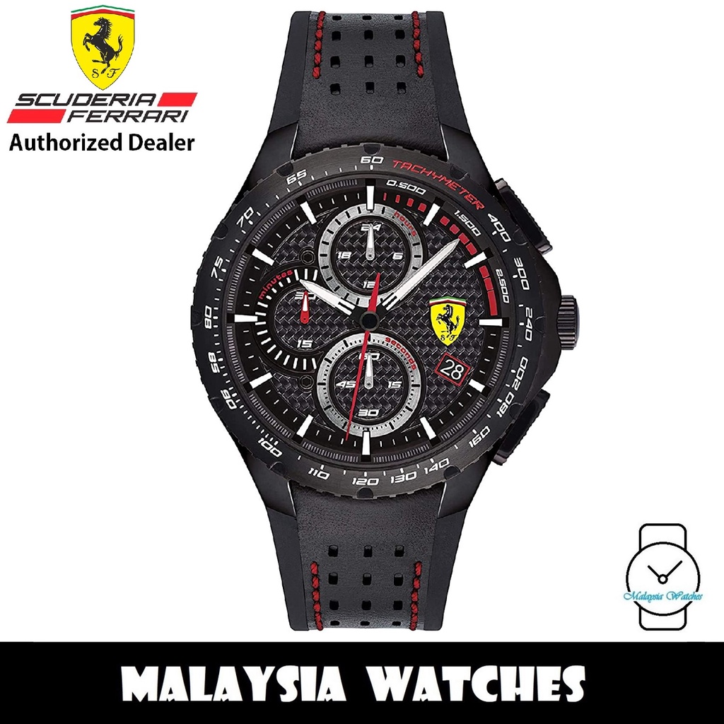 (100% Original) Scuderia Ferrari 0830734 Pista Quartz Chronograph ...