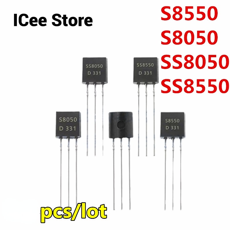100Pcs/50Pcs Transistor S8050 S8550 SS8050 SS8550 TO-92 8050 TO92 New Triode Transistor In Stock ...