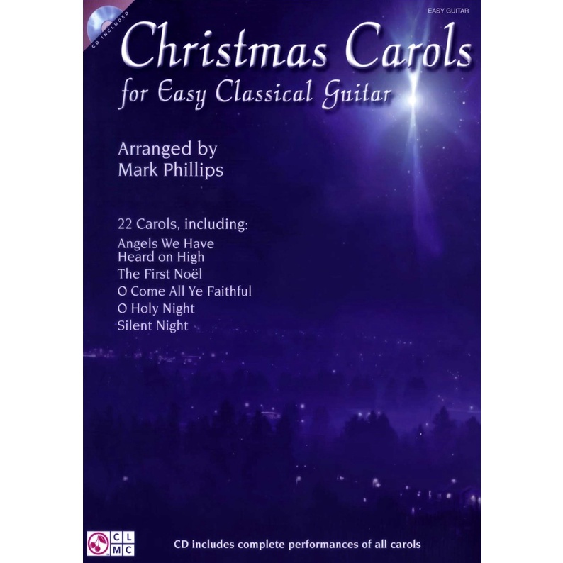 (Guitar PDF) Christmas Carols For Esay Classical Guitar (BOOK ONLY NO ...