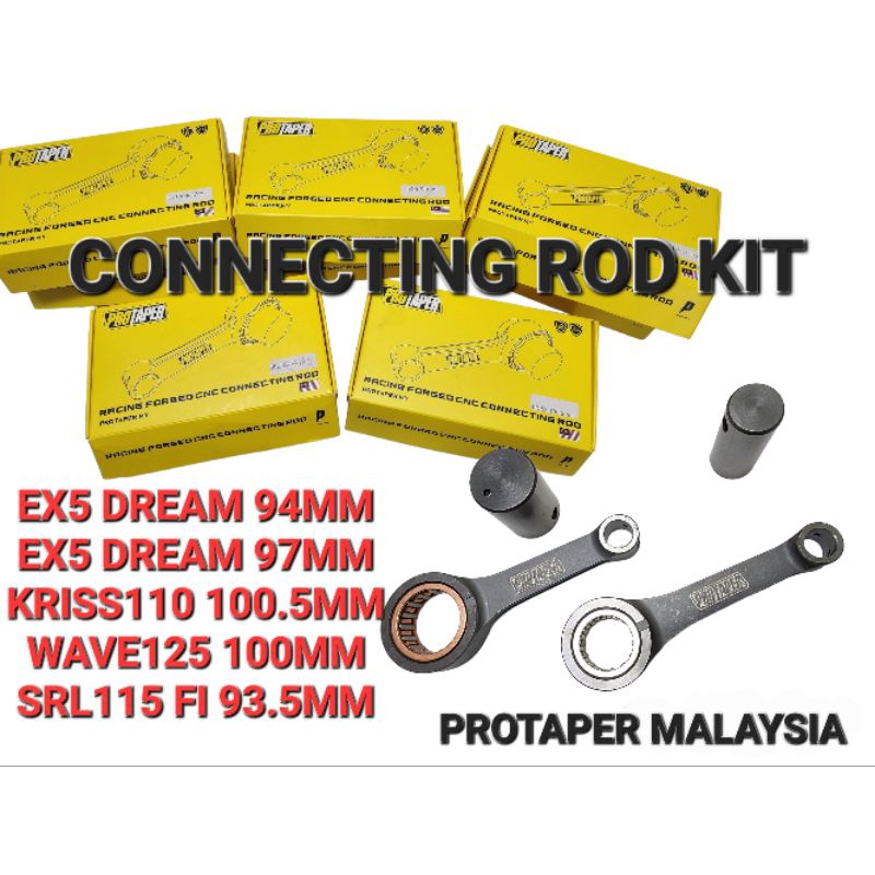 PROTAPER EX5 DREAM / SRL115FI / KRISS110 / WAVE125 CONNECTING ROD KIT ...