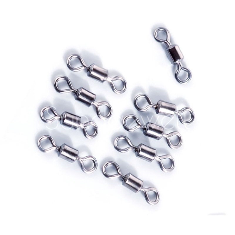 10pcs Extra Strong Heavy Duty Fishing Swivel Kekili Pancing Kuat Power ...