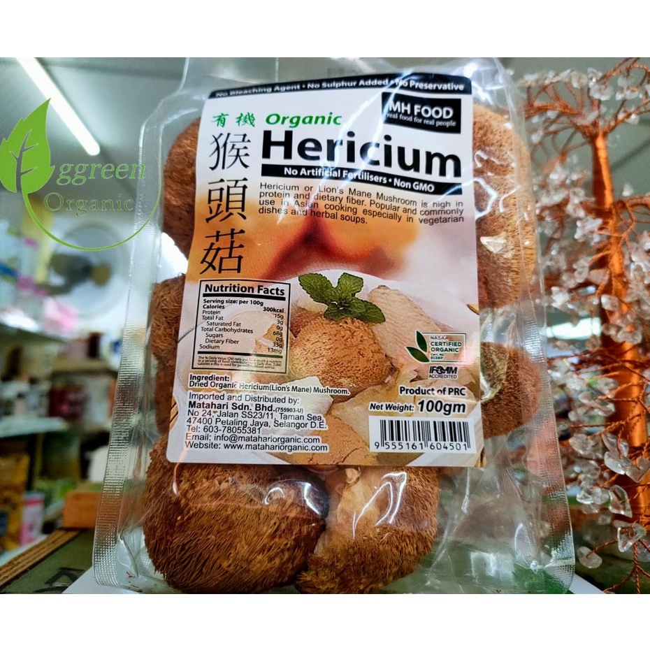NON GMO NO ARTIFICIAL FERTILISERS👍 MH FOOD Organic Hericium Mushroom ...