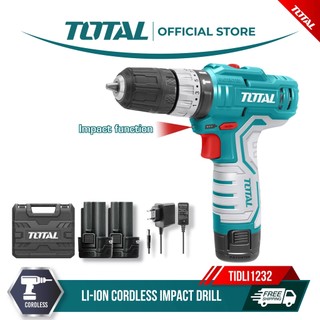 Total Li-Ion S12 Impact Drill TIDLI12202 | Shopee Malaysia
