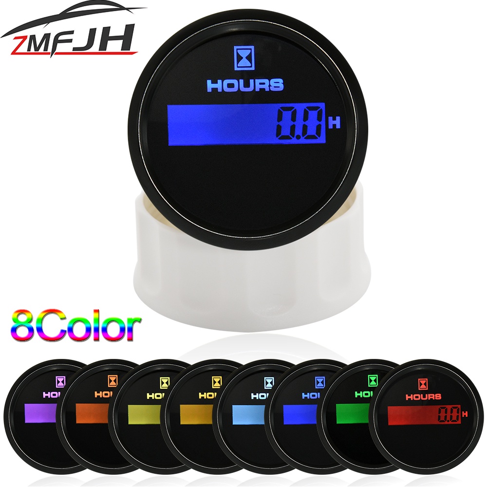 New 52mm Digital Hour Meter Tachometer Clock Counter Time Gauge ...