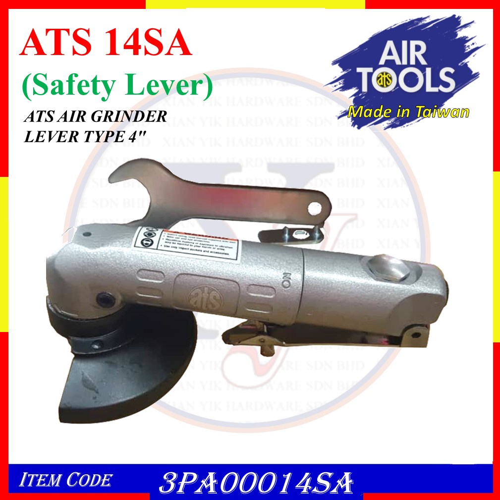 ATS 14SA (3PA00014SA) ATS AIR ANGLE GRINDER *LEVER TYPE* 4" (MADE IN ...