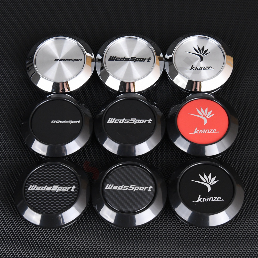 4PCS KRANZE Wheel Caps 60MM Clip Diameter Sport Rim Cover Cap WEDSSPORT ...