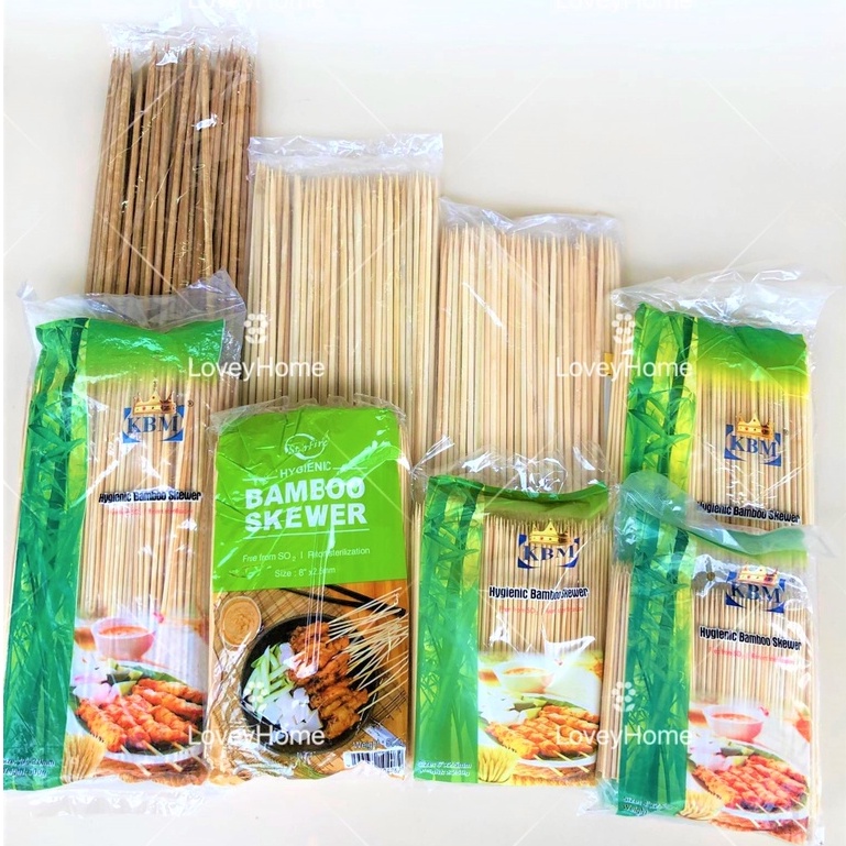 Lidi Bamboo Skewer Lidi Sate Satay Stick Lidi Satay Bambu Cucuk Loklok ...