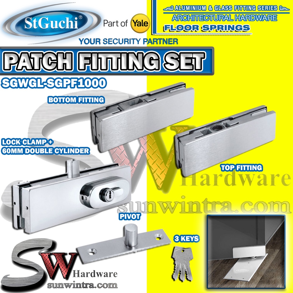 ST GUCHI PATCH FITTING SET SGWL-SGPF1000 SGPF 1000 INCLUDE(SGPF100 ...
