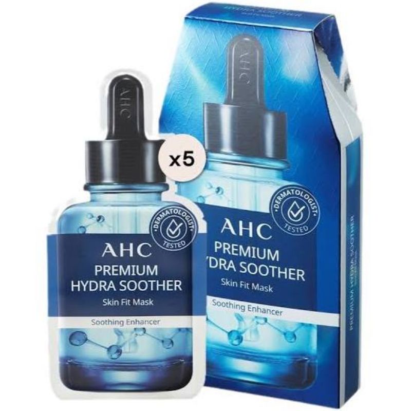 AHC Premium Hydra Soother Skin Fit Mask -27ml x (5 sheet) | Shopee Malaysia