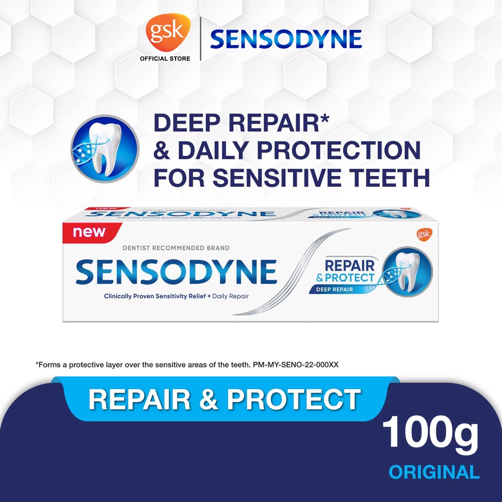 SENSODYNE Toothpaste, Repair and Protect, Deep Repair, Lasting and ...