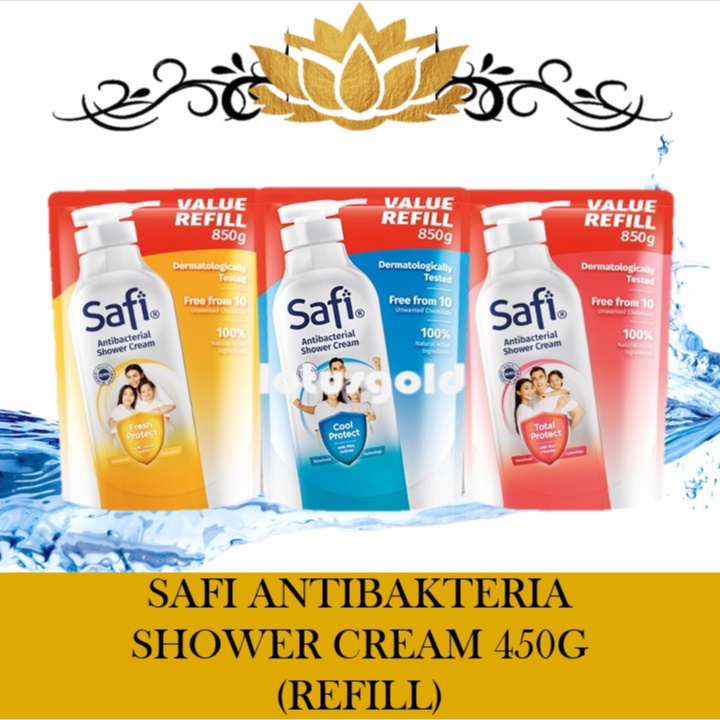 SAFI ANTIBACTERIA SHOWER CREAM 450 (REFILL) | Shopee Malaysia