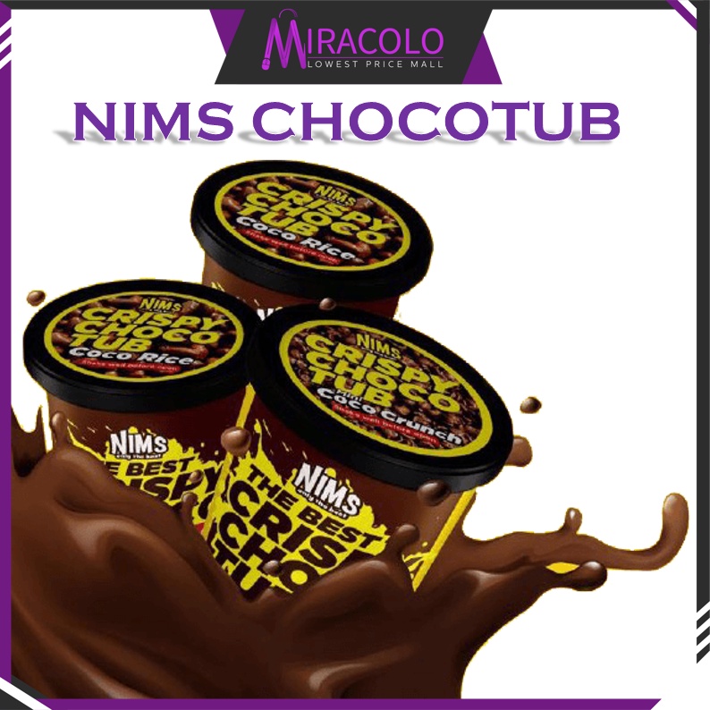 MIRA CRISPY CHOCO TUB NIMS || Coco Rice | Mini Cococrunch | Coco Ball ...