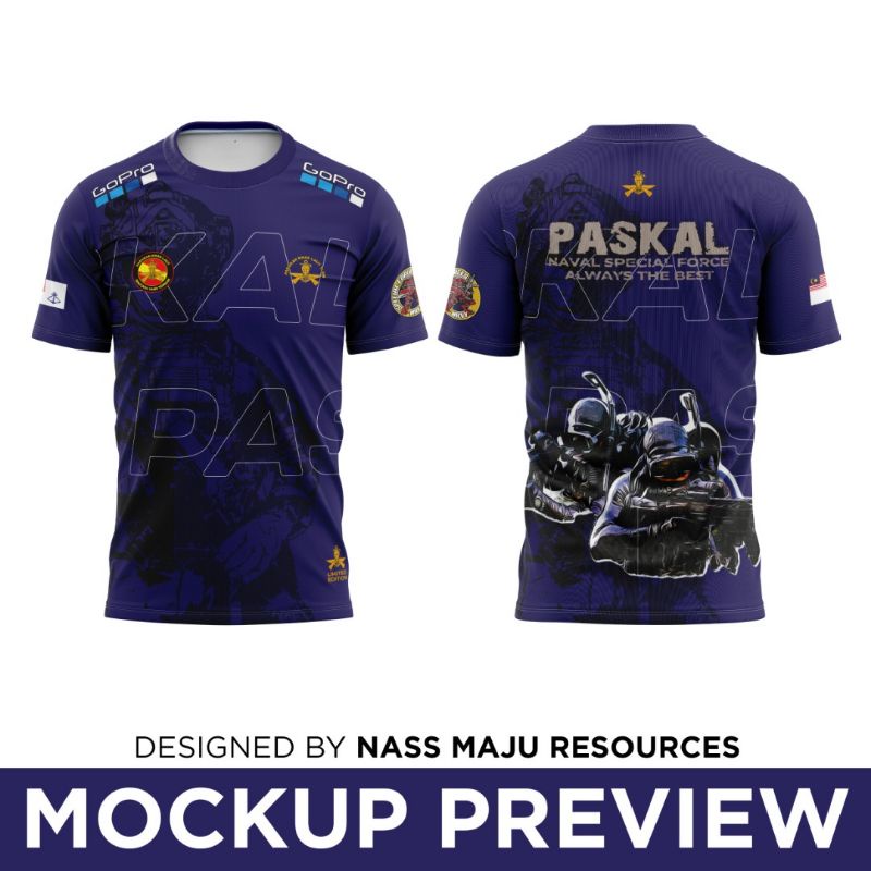 t.shirt paskal baju pasukan khas laut tldm navy paska ( readystock ...