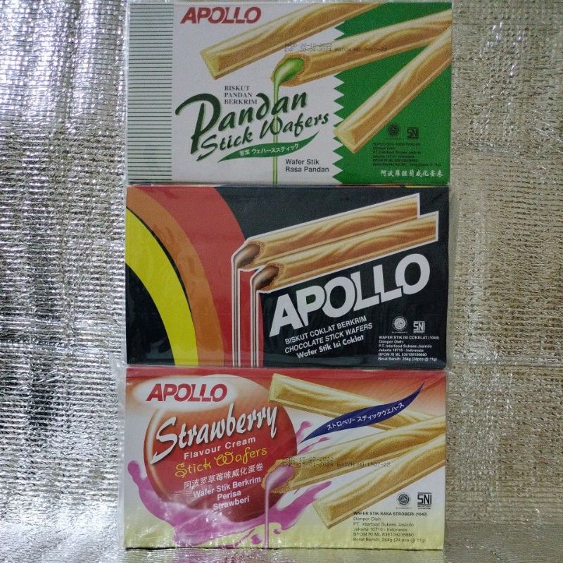 APOLLO STICK WAFER (11 gr x 24 pcs) | Shopee Malaysia