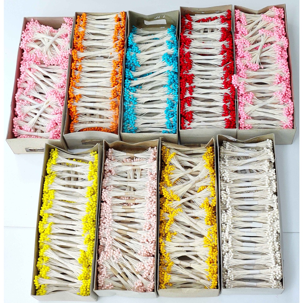 ( ML 1236 ) inti bunga 60 batang/ikat untuk DIY bunga telur | Shopee ...