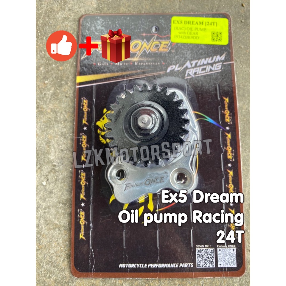 Oil Pump Racing Ex5 Dream 24t Honda Ex5 Dream Oil Pamp | Shopee Malaysia
