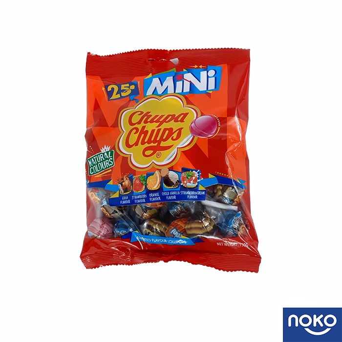 Mini Chupa Chups Lollipop Assorted Flavor 25x6G - 8858 | Shopee Malaysia