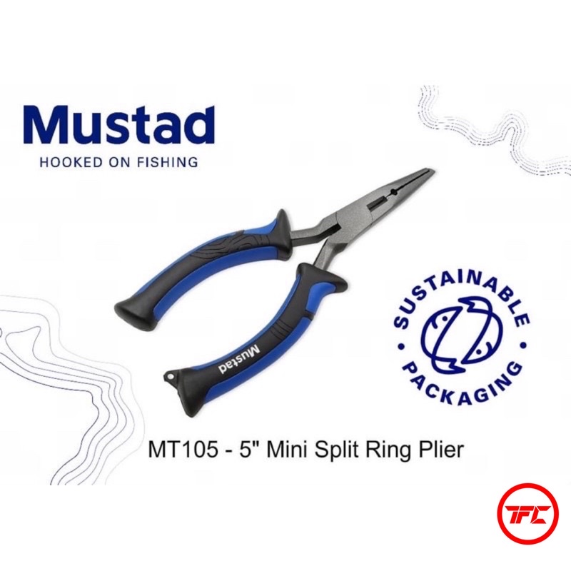 MUSTAD 5” Mini Split Ring Pliers MT105 Fishing Tool Opener Cutter | Shopee Malaysia
