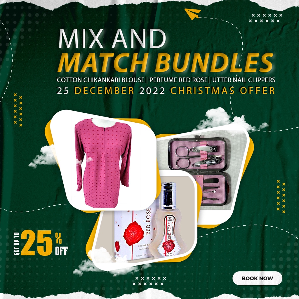 MIX AND MATCH BUNDLES 25%OFF 25 December 2022 Christmas Offer | Shopee ...