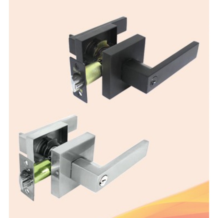 Premium Door Lock Set Tombol Pintu Rumah Tubular Lever Cylindrical ...