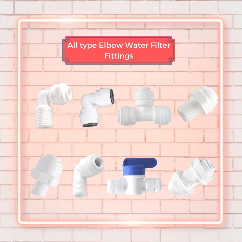 All type Elbow Water Filter Fittings 1/4" | Shopee Malaysia