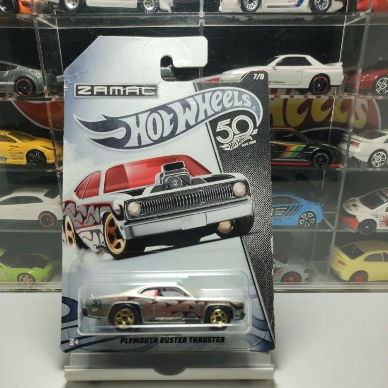 Hot Wheels ZAMAC 50th Anniversary Flames , Plymouth Buster Thruster ...