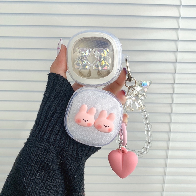 For Baseus Bowie WM02 plus / WM02+ TWS Cute Bear Protective Cover For ...