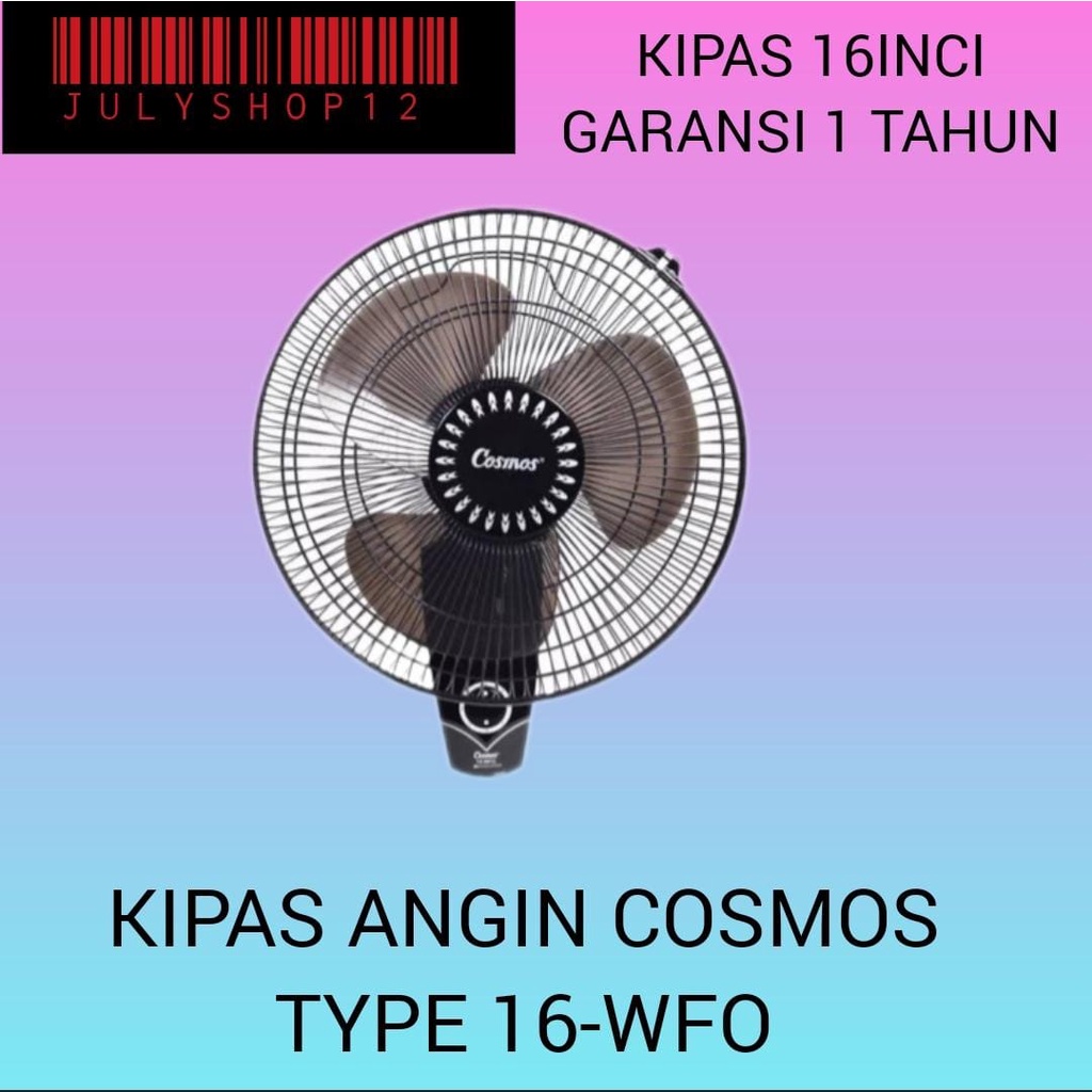 COSMOS FAN WALL FAN TYPE 16-WFO / 16WFO WALL FAN / COSMOS FAN / 1 YEAR ...