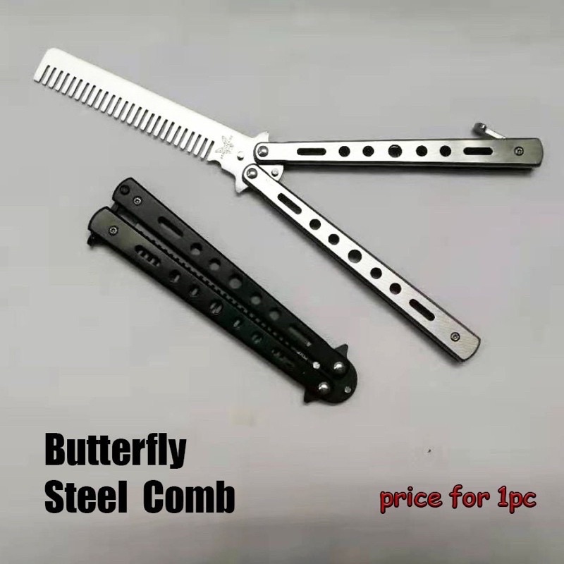 Promo 🔥Metal Steel Butterfly Train Comb Series(Untuk Belajar Main ...