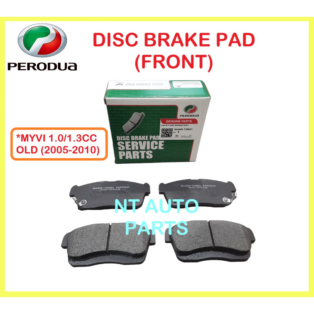 ORIGINAL Genuine Perodua Disc Brake Pad Front Depan - Perodua Myvi Old ...