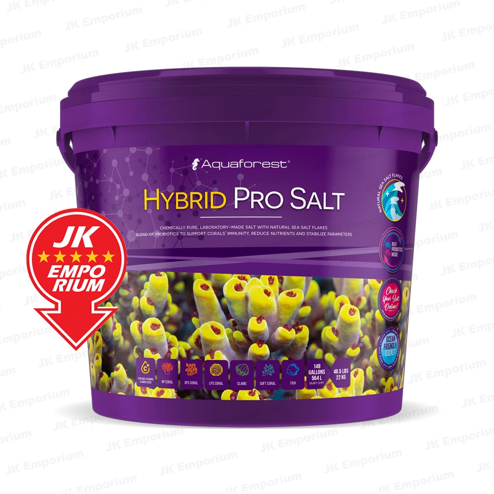 22kg Bucket Of Aquaforest Sea Reef Hybrid Pro Salt + Plus Mix For ...