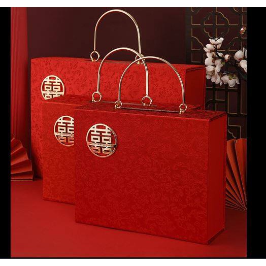 Guo Da Li Betrothal Gift Box Money Box 婚庆用品仪式感彩礼盒子聘金礼盒 | Shopee Malaysia